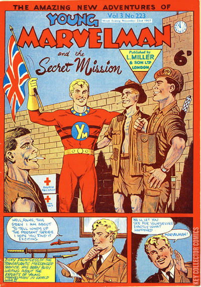 Young Marvelman #223 UK Edition Published November 195