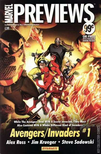 Marvel Previews #55 Published February 2008 | Key Colle