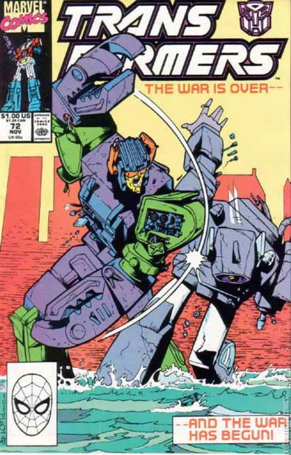 Transformers, The #72 Published November 1990 | Key Col