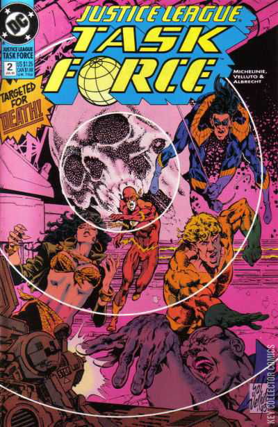 Justice League Task Force #2 Published July 1993 | Key