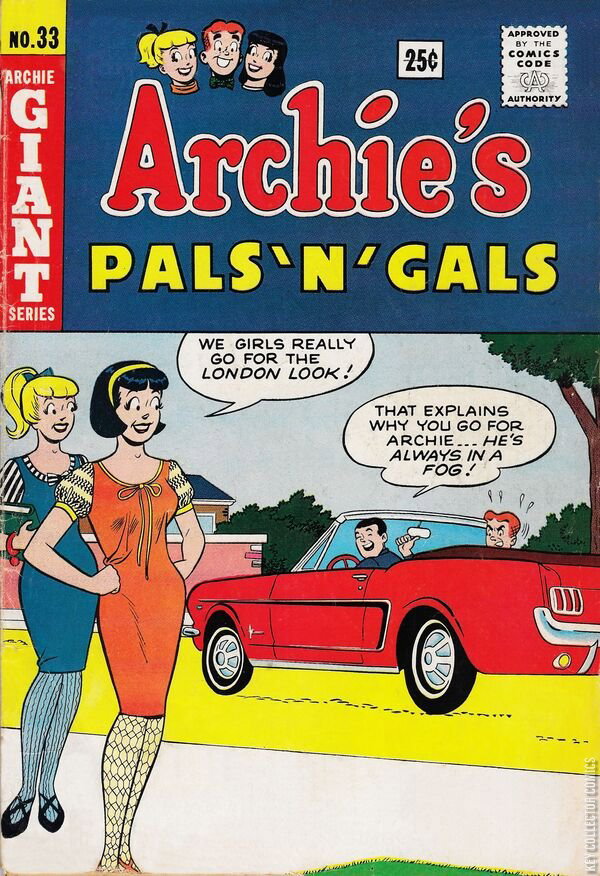 Archie's Pals n' Gals #33 Published July 1965 | Key Col