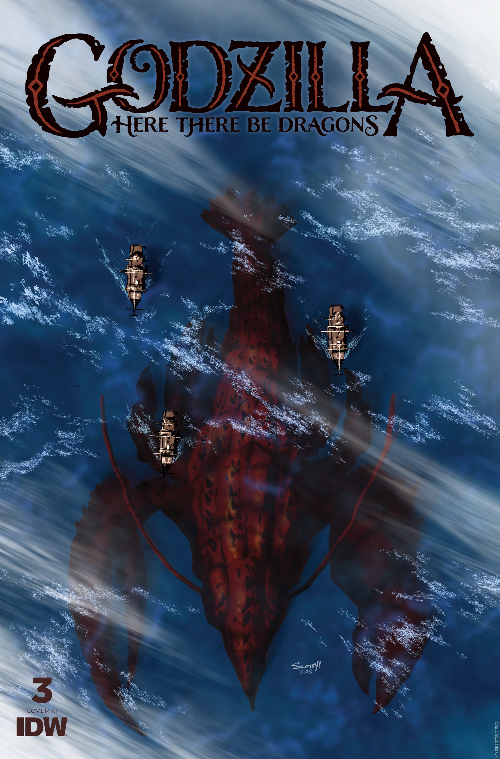 Godzilla: Here There Be Dragons #4 Published October 2