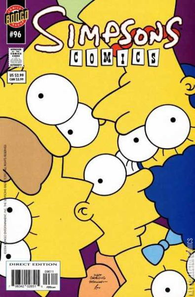 Simpsons Comics #96 Published July 2004 | Key Collector