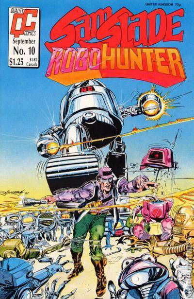 Sam Slade Robo Hunter #10 Published July 1987 | Key Col