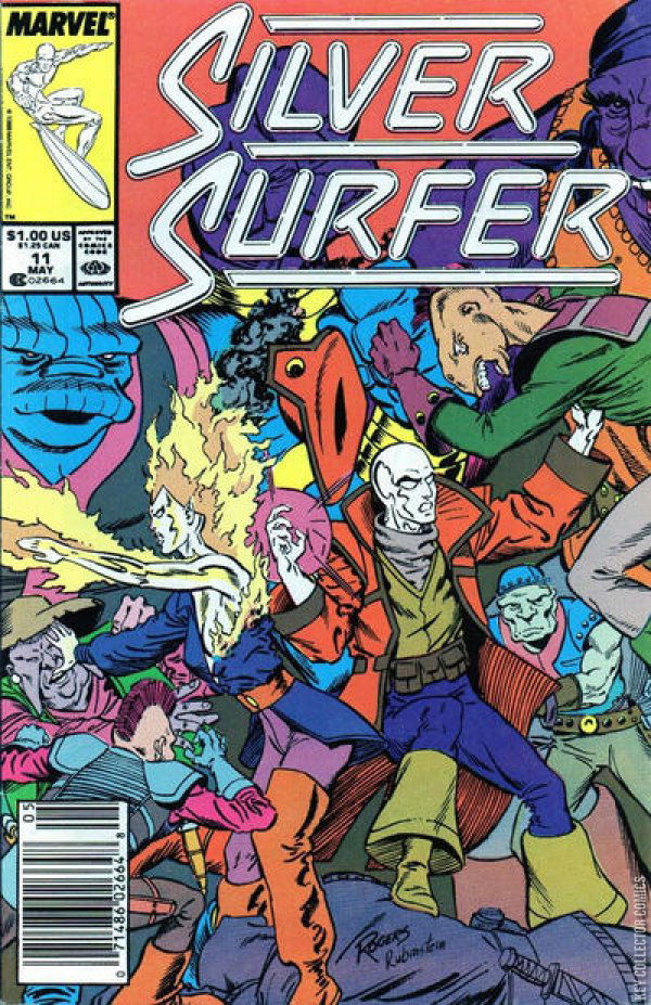 Silver Surfer #11 Newsstand Published May 1988 | Key C