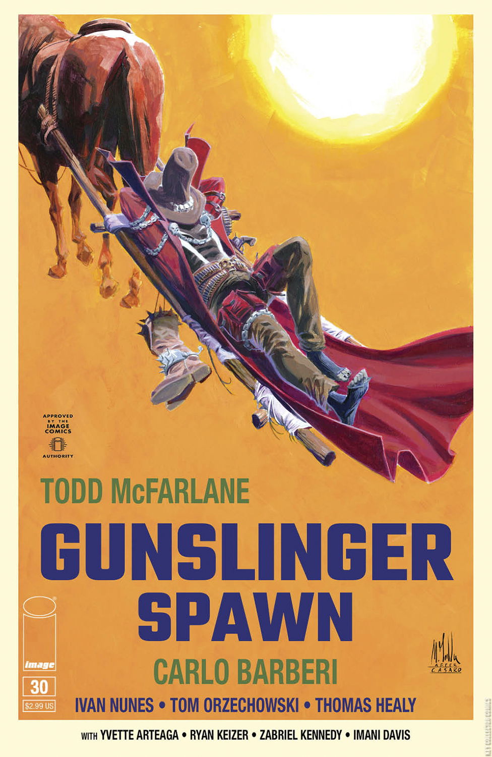Gunslinger Spawn #30 Published April 2024 | Key Collect