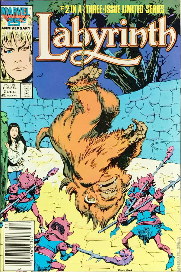 Labyrinth #2 Newsstand Published December 1986 | Key C