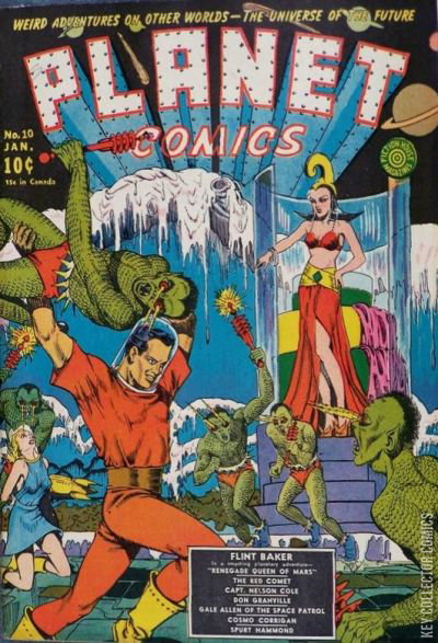 Planet Comics #10 Published January 1941 | Key Collecto