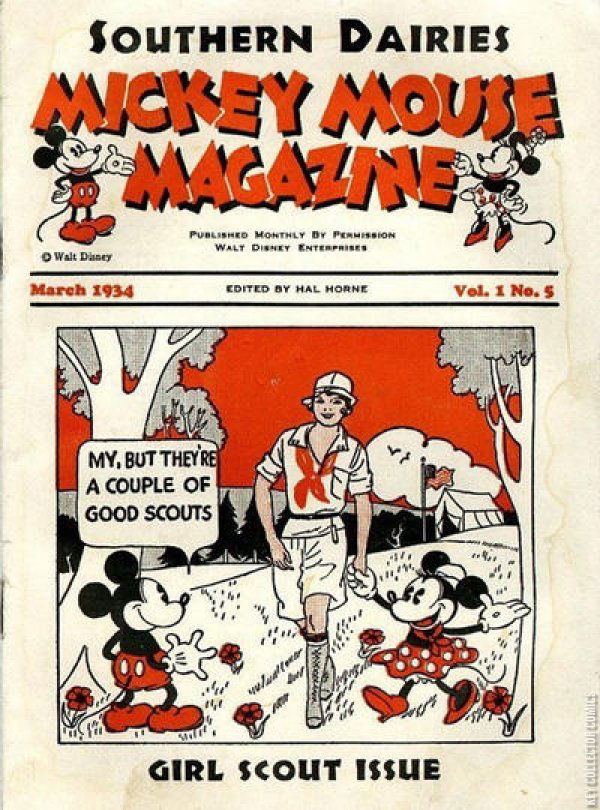 Mickey Mouse Magazine #5 Published March 1934 | Key Col