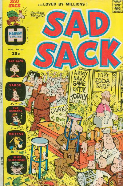Sad Sack Comics #241 Published December 1969 | Key Coll