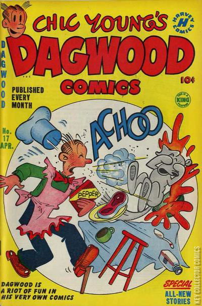 Chic Young's Dagwood Comics #17 Published April 1952