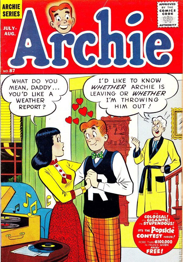 Archie Comics #87 Published July 1957 | Key Collector Comics