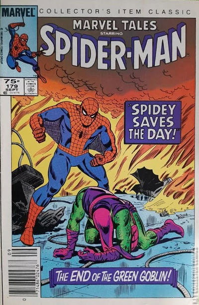 Marvel Tales #179 Canadian Published September 1985