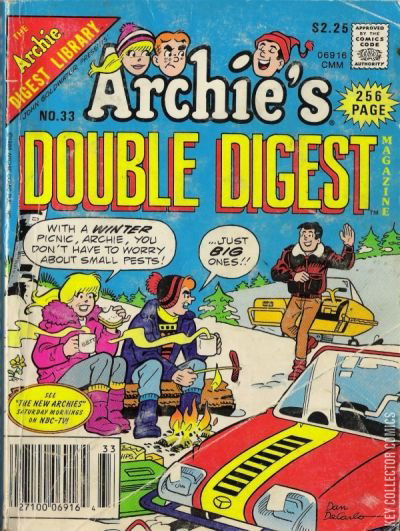 Archie Double Digest #33 Published March 1988 | Key Col