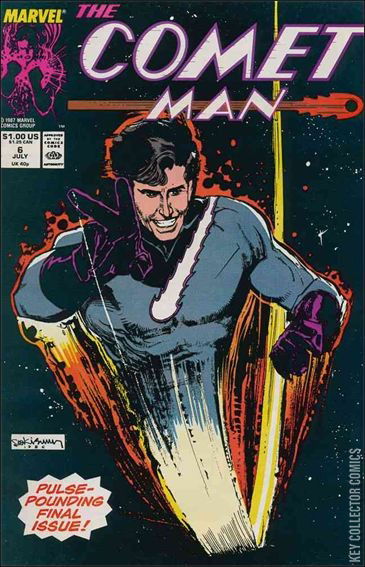 Comet Man #6 Published July 1987 | Key Collector Comics