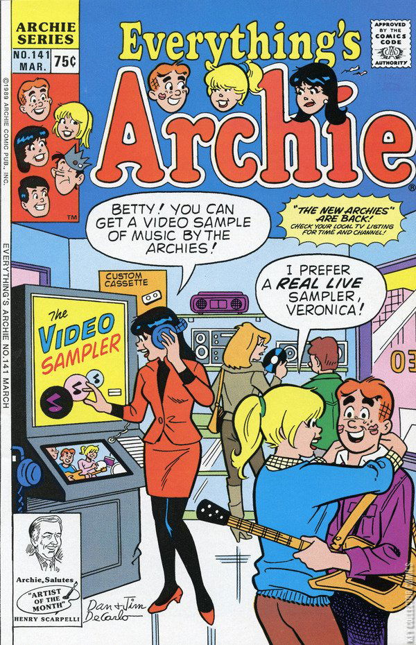 Everything's Archie #141 Published March 1989 | Key Col