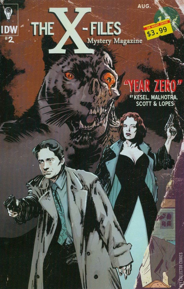 The X-Files: Year Zero #2 Variant Published August 201