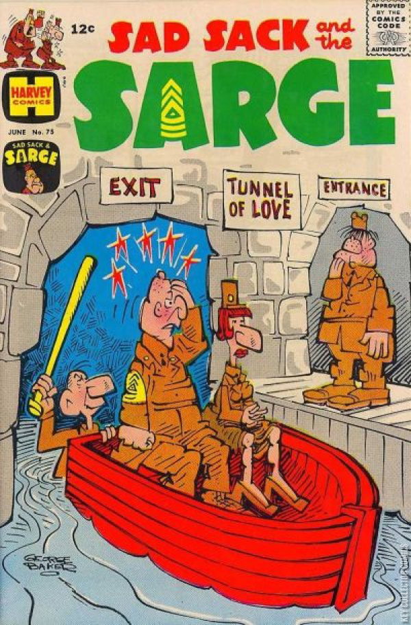 Sad Sack & the Sarge #75 Published March 1969 | Key Col