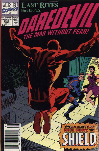 Daredevil #298 Newsstand Published November 1991 | Key
