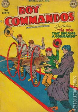 Boy Commandos #34 Published May 1949 | Key Collector Comics