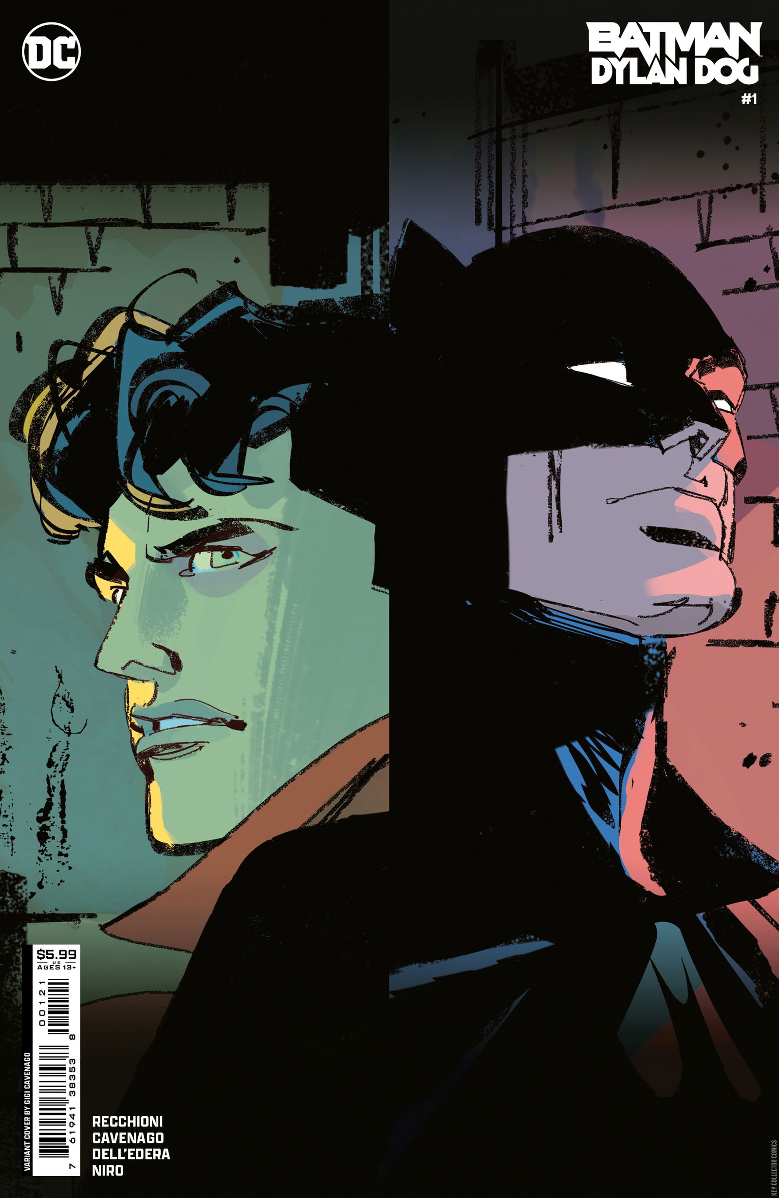 Batman: Dylan Dog #1 Variant Published March 2024 | Ke
