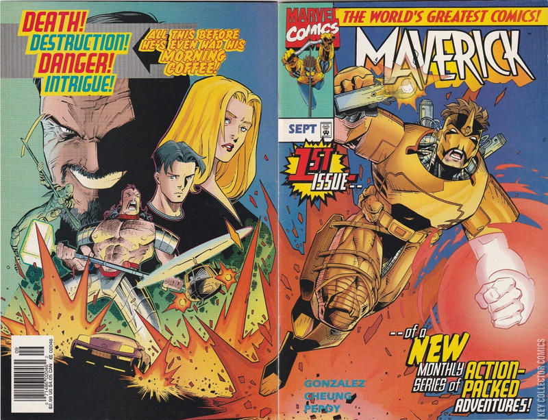 Maverick #1 Newsstand Published September 1997 | Key C
