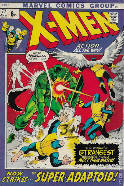 Uncanny X-Men #77 UK Edition Published August 1972 | K