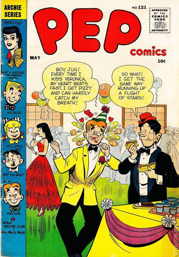 Pep Comics #121 Published May 1957 | Key Collector Comics