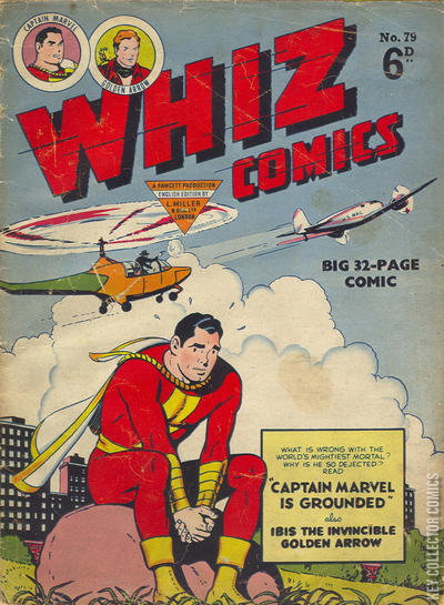 Whiz Comics #79 UK Edition Published January 1950 | Ke