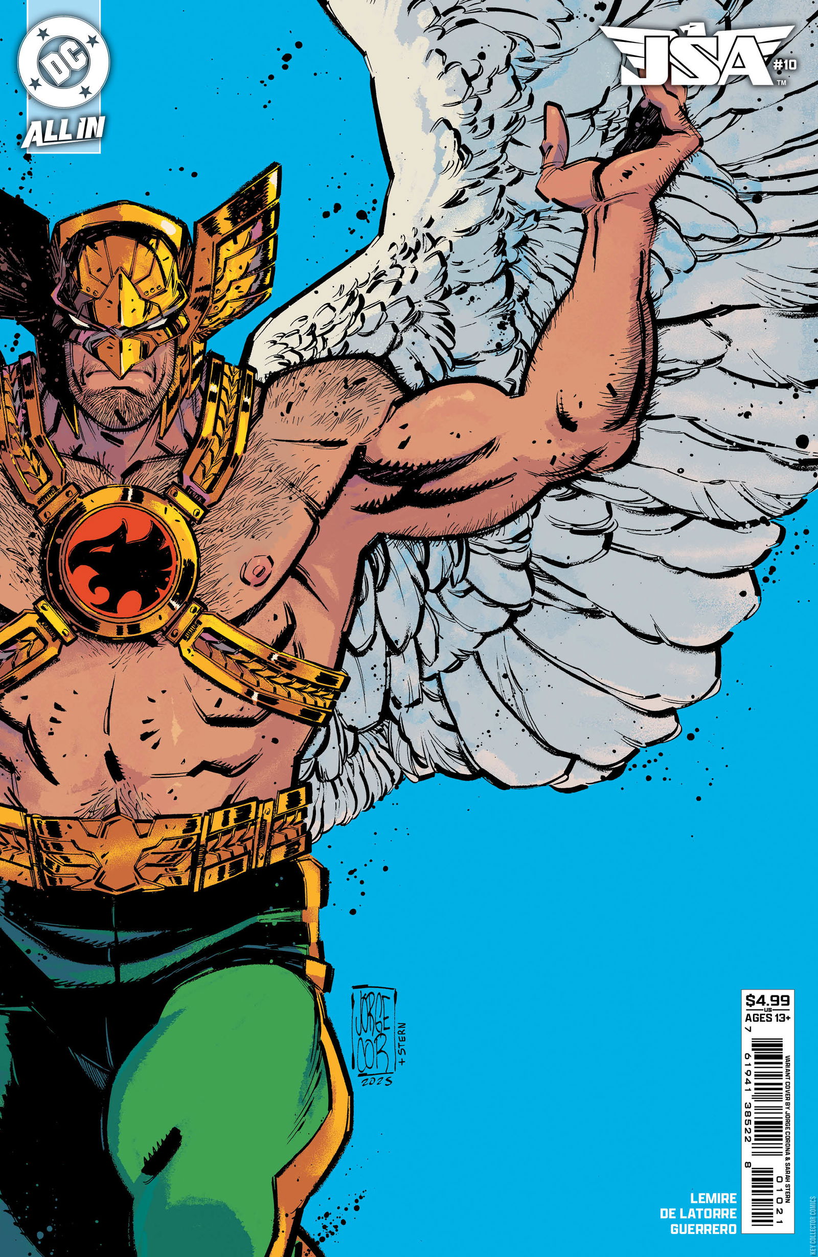 JSA #10 Variant Published August 2025 | Key Collector