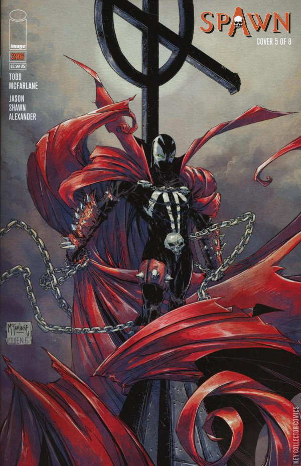 Spawn 286 Variant Published June 2018 Key Collector