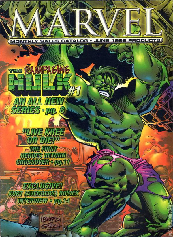 Marvel: The Monthly Marvel Comics Catalog by Marvel | Key Collector Comics
