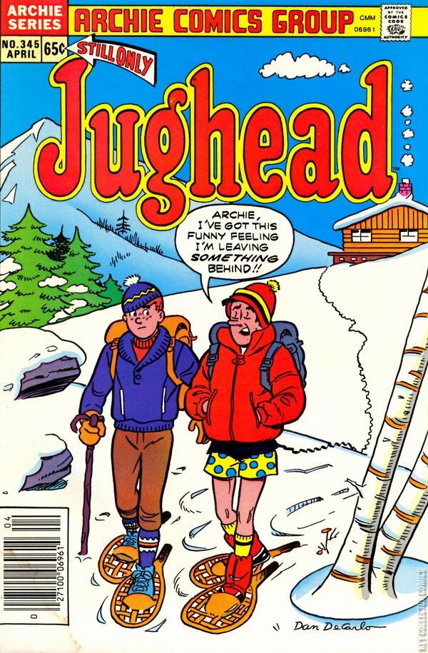 Archie's Pal Jughead #345 Published April 1986 | Key Co