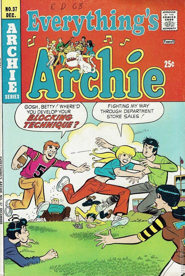 Everything's Archie #37 Published December 1974 | Key C