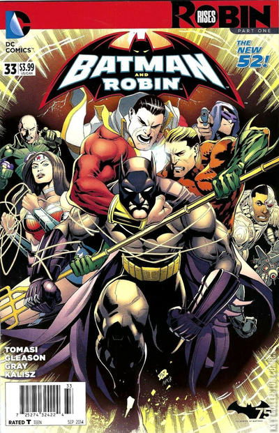 Batman and Robin #33 Newsstand Published September 201