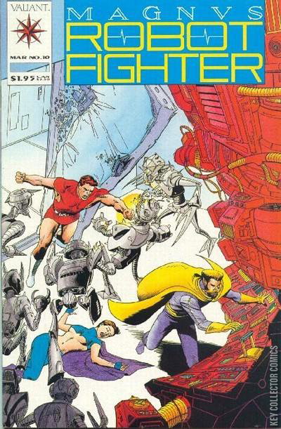Magnus Robot Fighter #10 Published March 1992 | Key Col