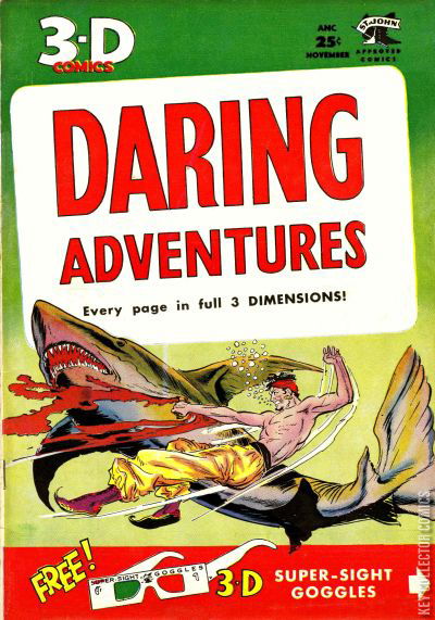 Daring Adventures 3-D #1 Published November 1953 | Key