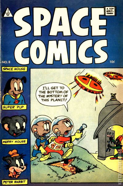 Space Comics by I. W. Publishing Super Comics | Key Collector Comics