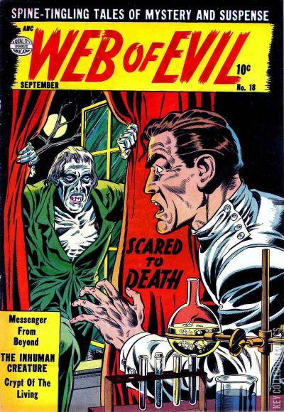 Web of Evil #18 Published September 1954 | Key Collecto