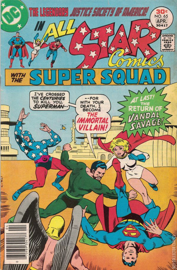 All-Star Comics #65 Published April 1977 | Key Collecto