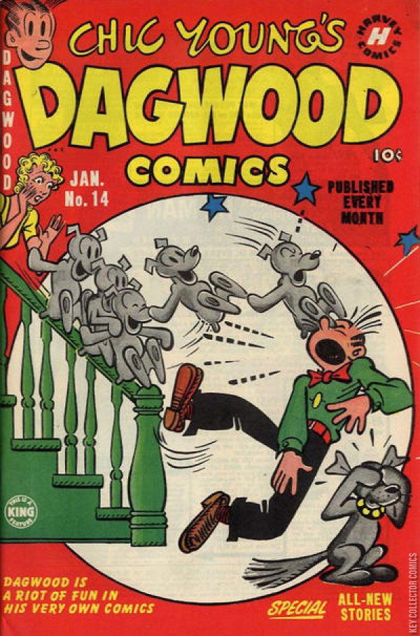 Chic Young's Dagwood Comics #14 Published January 1952