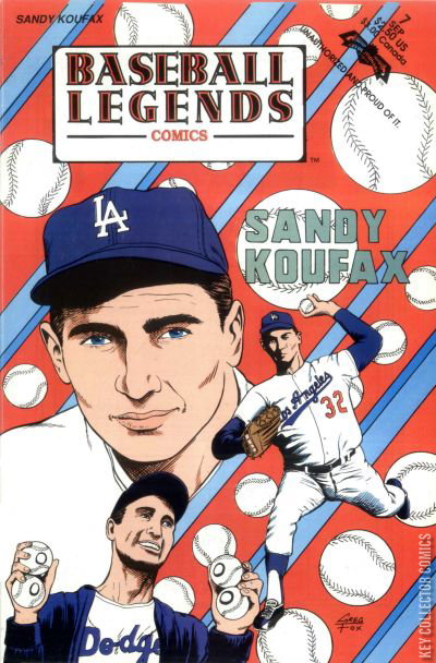 Baseball Legends Comics #7 Published January 1992 | Key