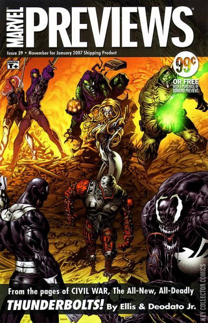 Marvel Previews #39 Published October 2006 | Key Collec