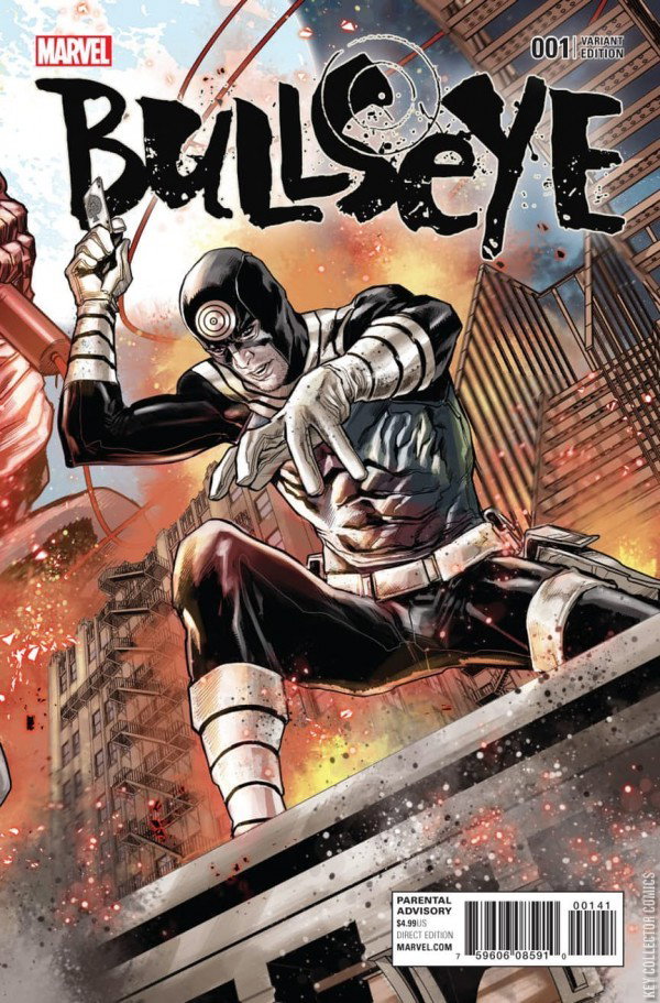 Bullseye #1 Variant Published February 2017 | Key Coll