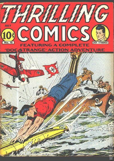 Thrilling Comics #18 Published July 1941 | Key Collecto