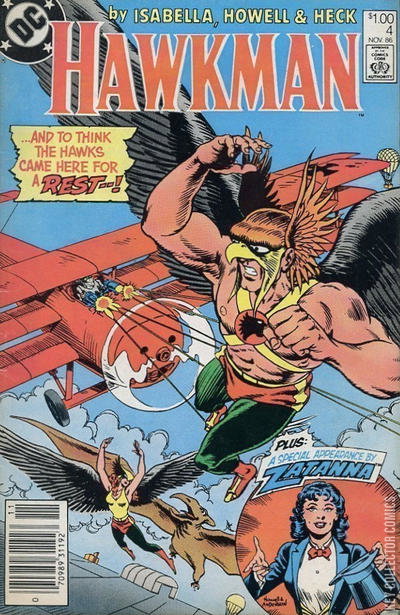 Hawkman #4 Published November 1986 | Key Collector Comics