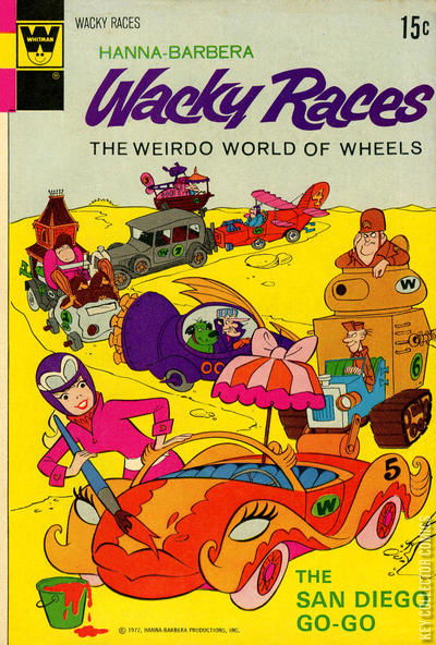 Wacky Races #7 Whitman Published April 1972 | Key Coll