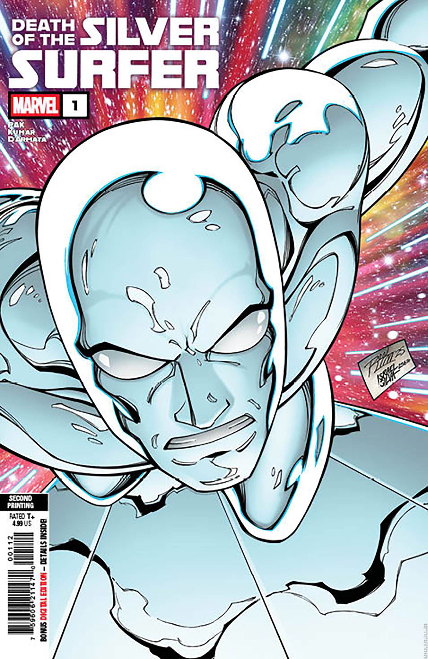 Death of the Silver Surfer #1 2nd Print Published July