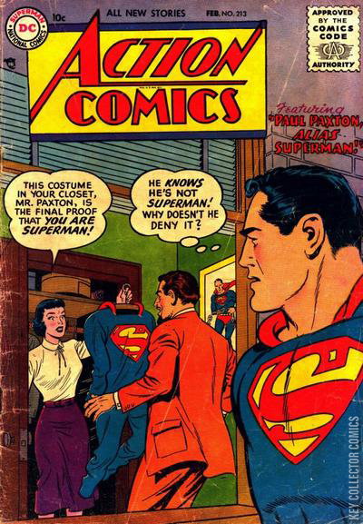 Action Comics #213 Published December 1955 | Key Collec