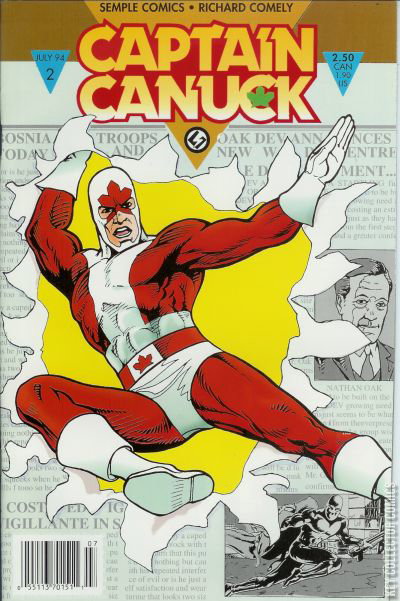Captain Canuck Reborn #2 Published July 1994 | Key Coll
